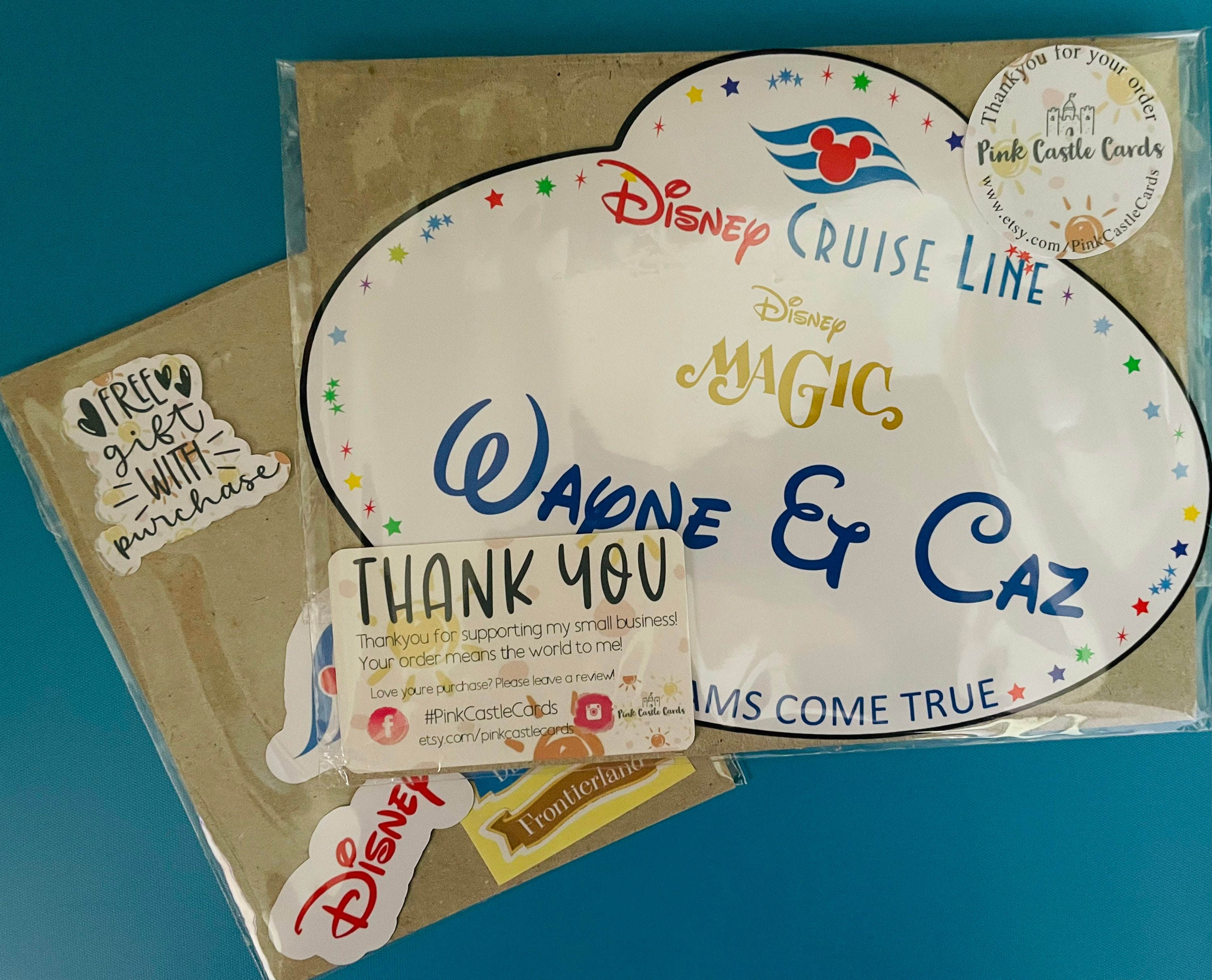 Magnetic Cruise Door Sign Large Size Personalised Stateroom - Etsy