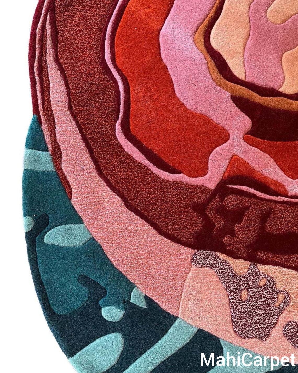 Modern Irregular Hand-tufted Woolen Rugs Mahicarpet Unique Designs ...