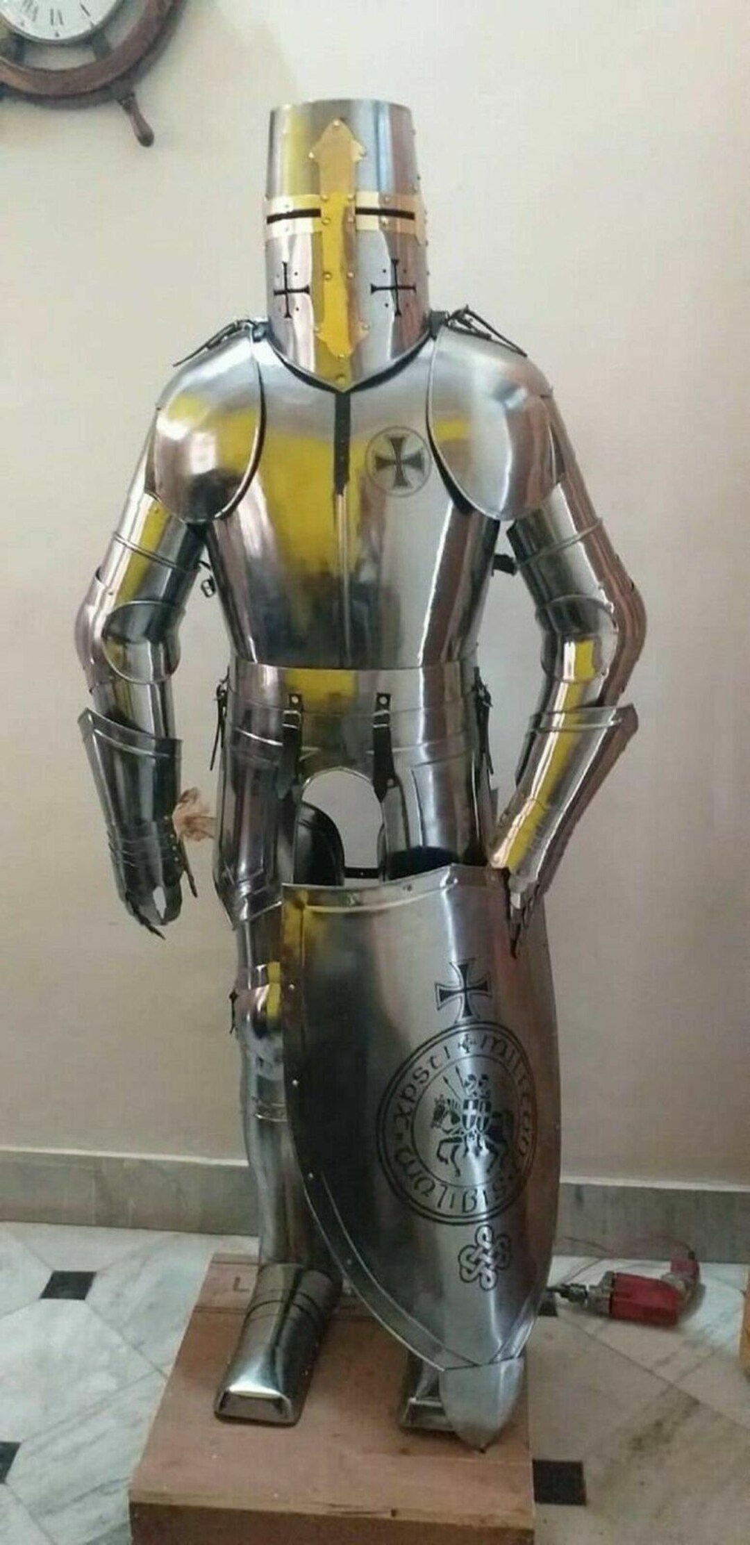 Medieval Wearable Armour, Knight Wearable, Suit Armor Crusader Combat ...
