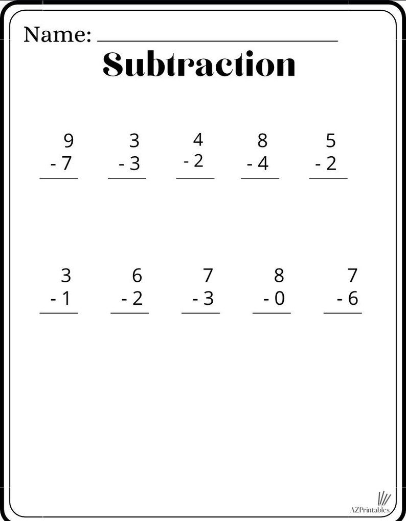 20 Printable Addition and Subtraction Worksheets - Etsy Canada