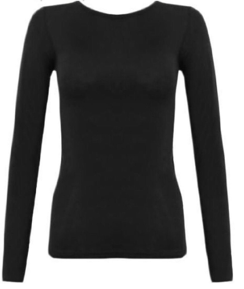 Kids Plain Basic Round Neck T-shirt Tops Children Long Sleeve - Etsy