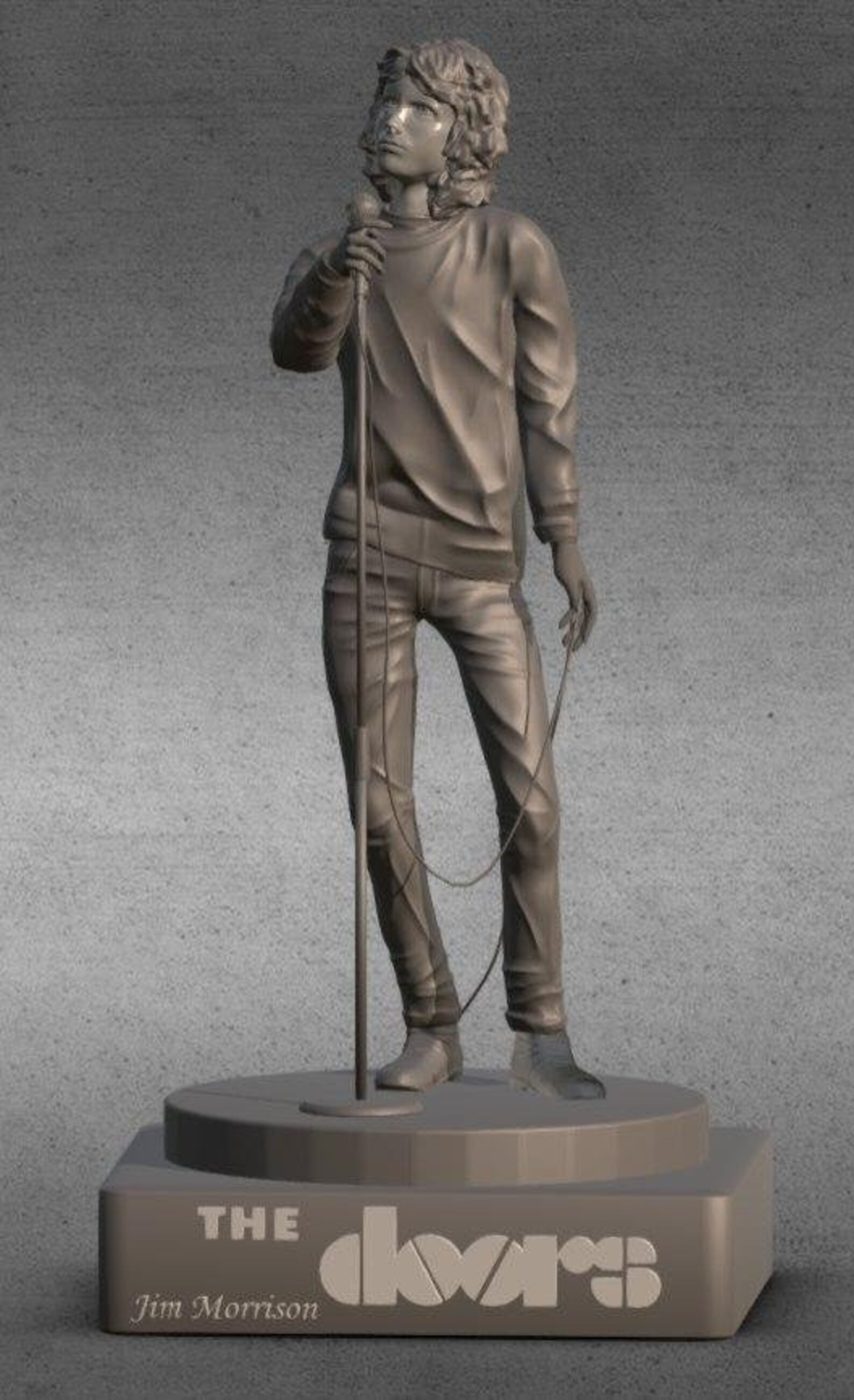 Jim Morrison Stl File 3D Printing STL File for Resin Printers | Etsy