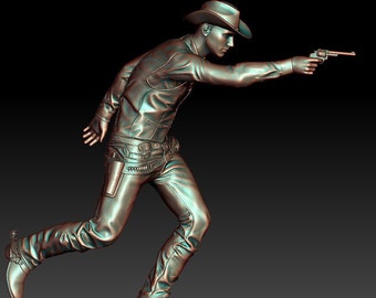 Cowboy Stl File | Etsy