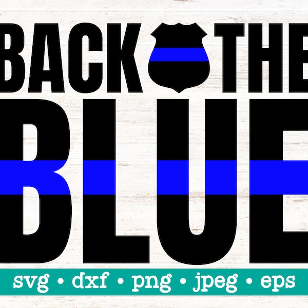 Back the Blue - Etsy