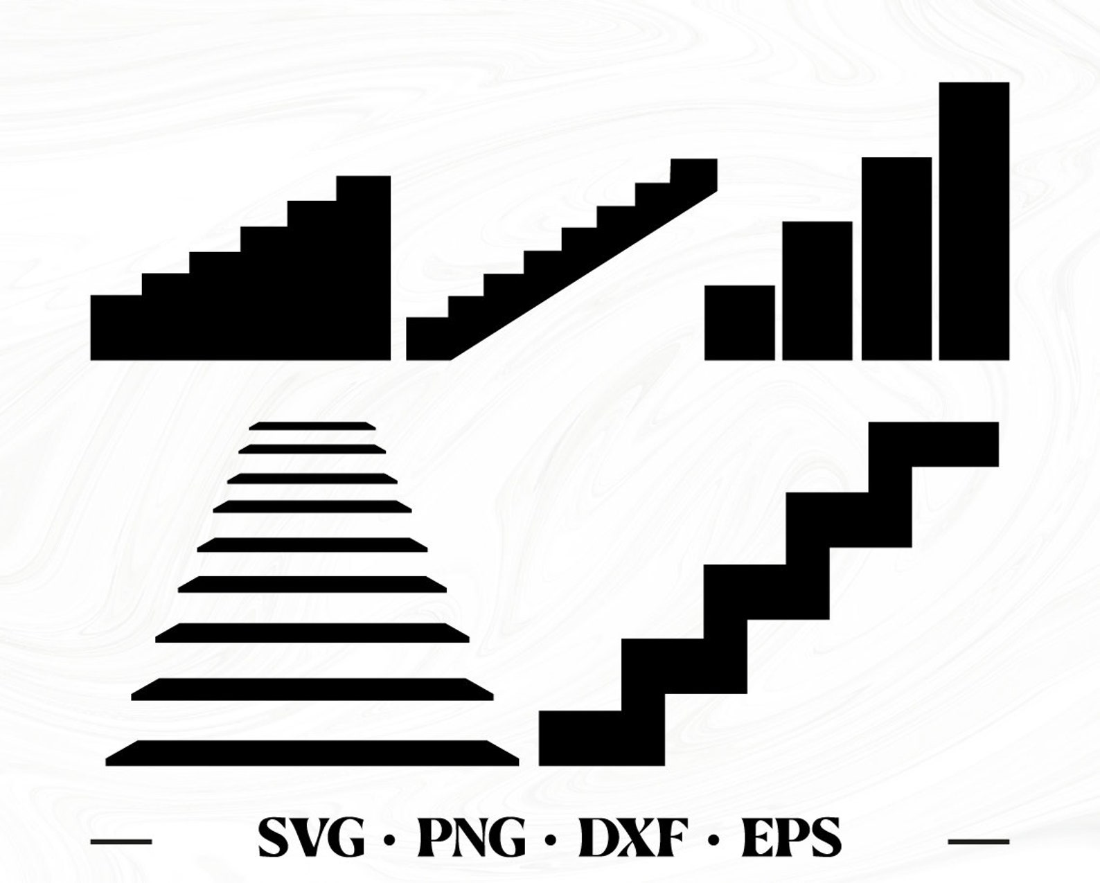 Stairs Svg Staircase Svg Stairs Clipart Stairs Clip Art - Etsy