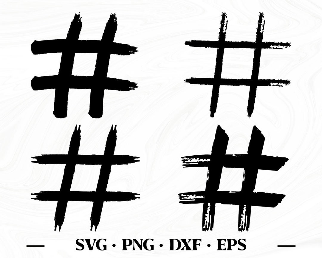 Hashtag Svg, Grunge Hashtag Svg, Hashtag Grunge Svg, Hashtag Png ...