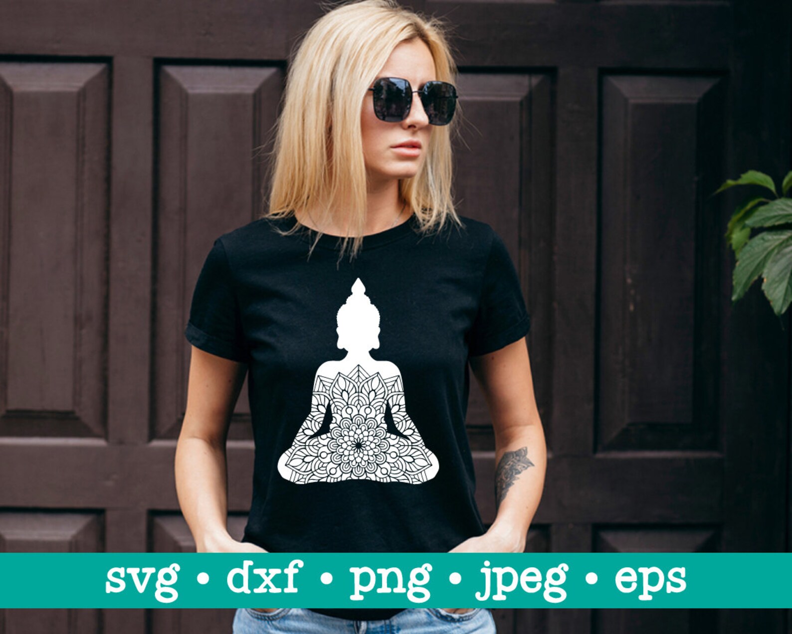 Buddha Mandala Svg, Buddha Mandala Dxf, Buddha Jpeg, Buddha Svg, Buddha ...