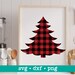 Buffalo Plaid Tree Svg, Trees Svg, Tree Svg Svg, Tree Svg, Christmas ...