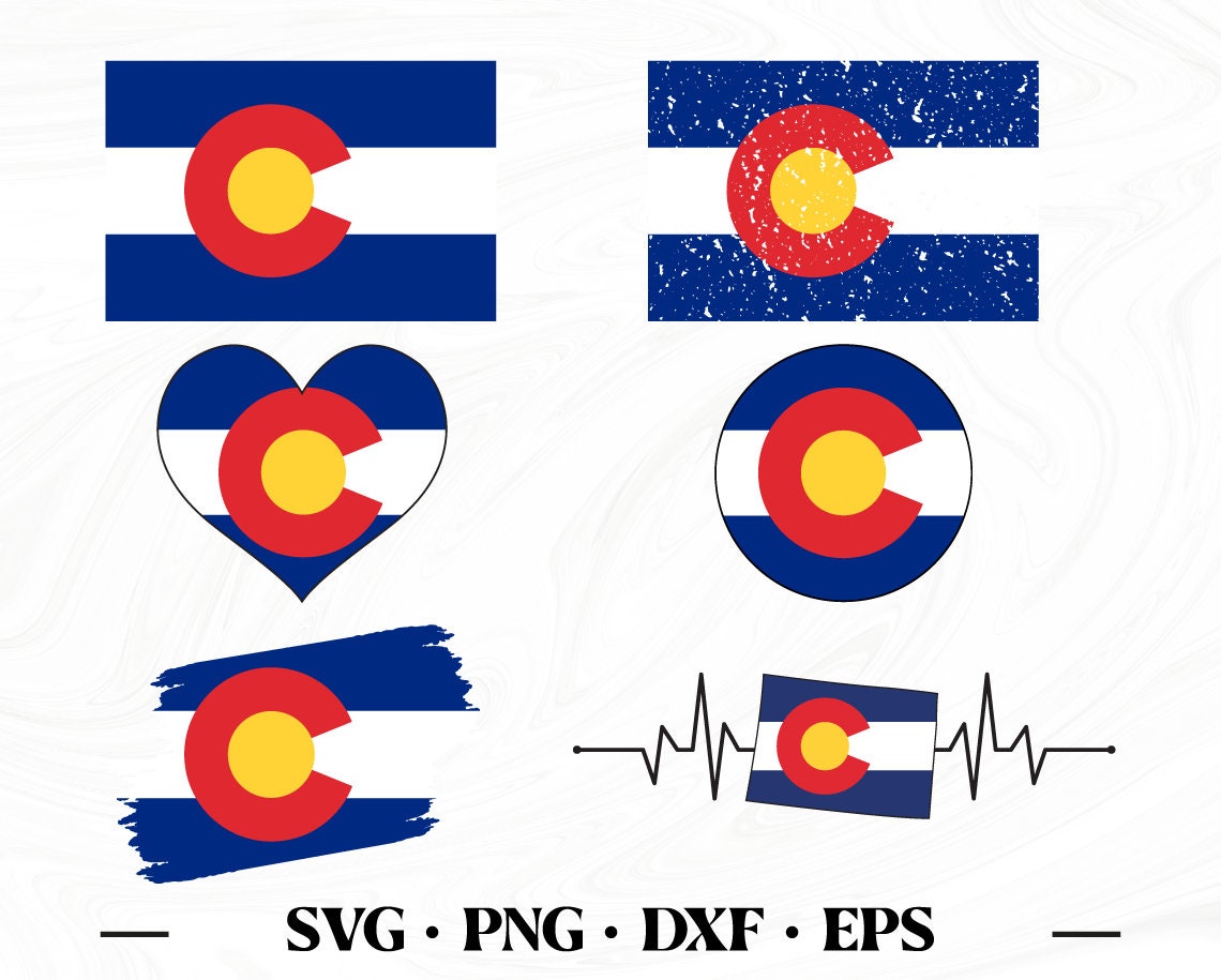 Colorado Flag Svg Colorado Flag Bundle Svg Colorado Svg - Etsy
