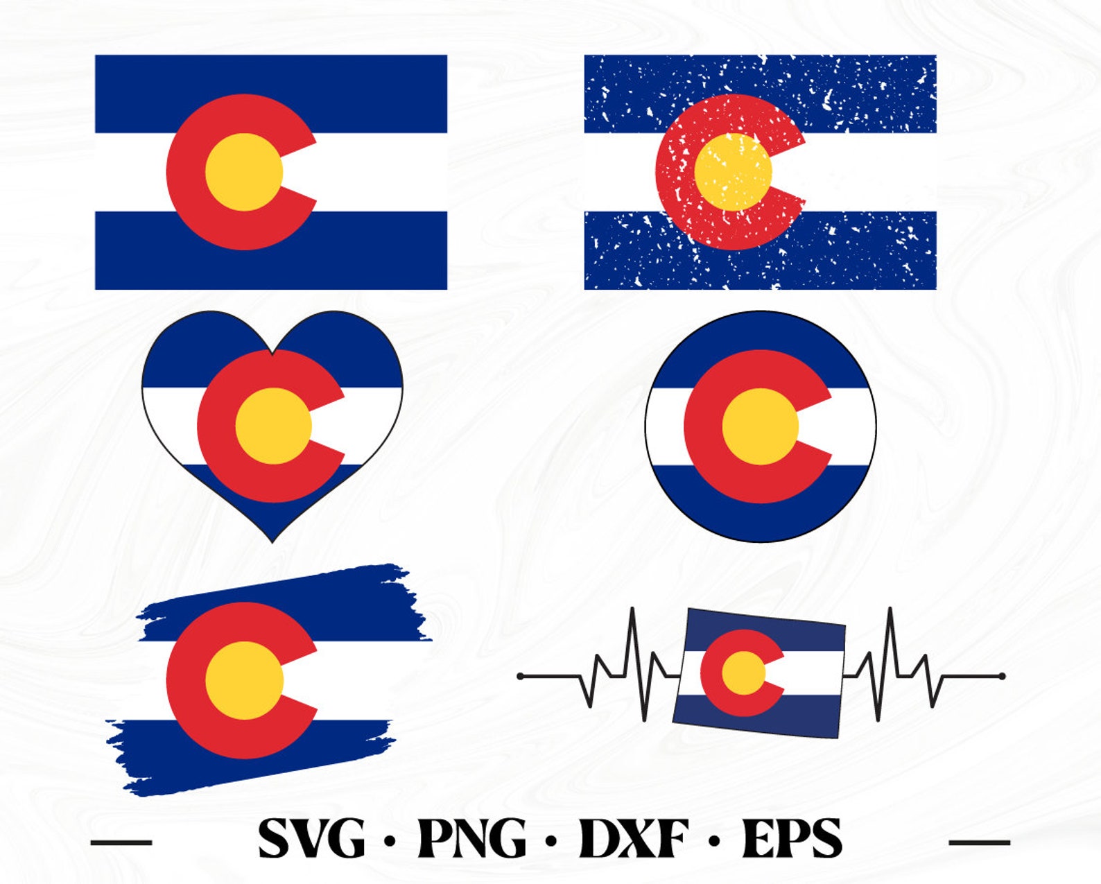 Colorado Flag Svg Colorado Flag Bundle Svg Colorado Svg - Etsy