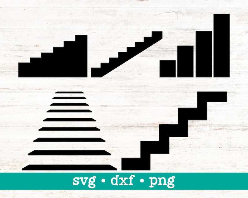 Stairs Svg, Staircase Svg, Stairs Clipart, Stairs Clip Art, Stairs Png ...