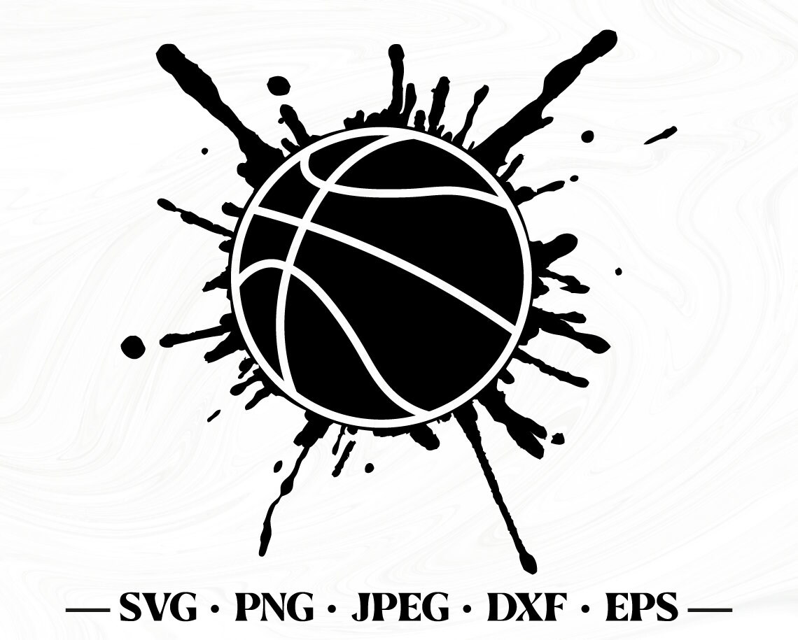 Splatter Basketball Svg Basketball Svg Basketball Splatter - Etsy Ireland