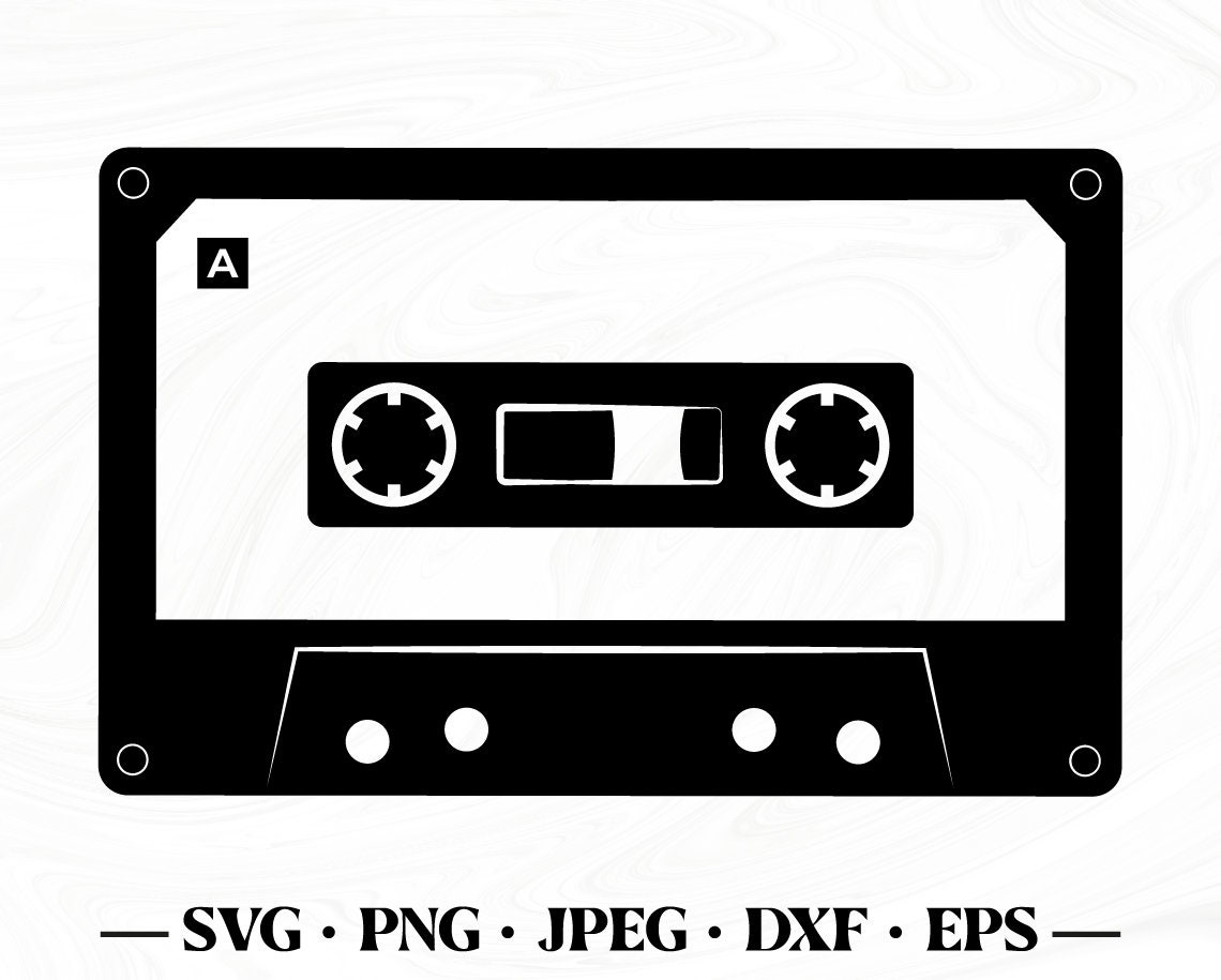 Cassette Tape Svg Cassette Tape Svg File Cassette Tape Png - Etsy