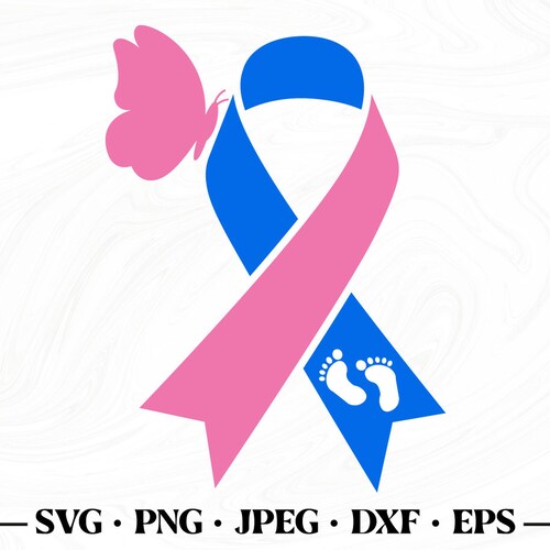 Pregnancy Loss Ribbon Awareness Svg Pregnancy Loss Ribbon - Etsy