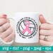 Volleyball Breast Cancer Ribbon Svg, Tackle Cancer Svg, Breast Cancer ...