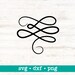 Swirl Bundle, Swirl Dxf, Flourish Svg, Swoosh Svg, Swoosh Dxf, Stroke ...