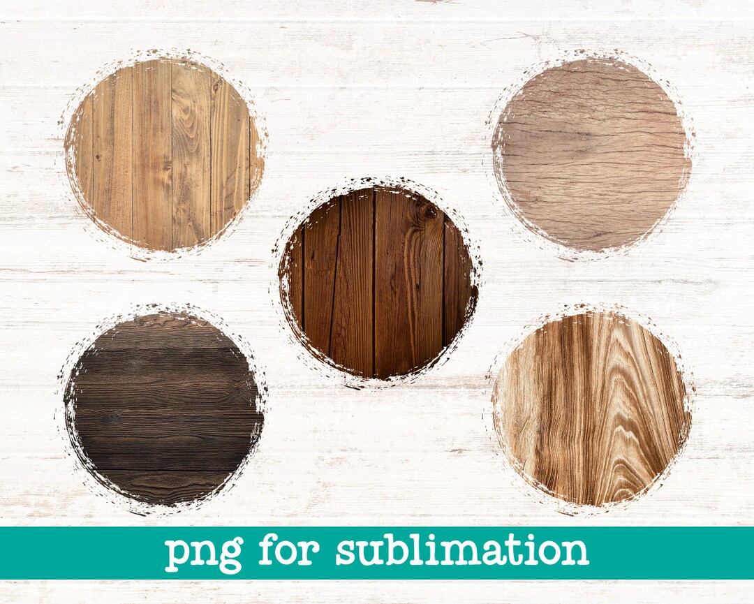 Rustic Wood Sublimation, Rustic Wood Background, Circle Rustic Wood ...