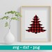 Buffalo Plaid Tree Svg, Trees Svg, Tree Svg Svg, Tree Svg, Christmas ...