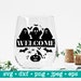 Welcome Svg, Halloween Cut File, Ghouls Sign Svg, Ghouls Sign Dxf ...