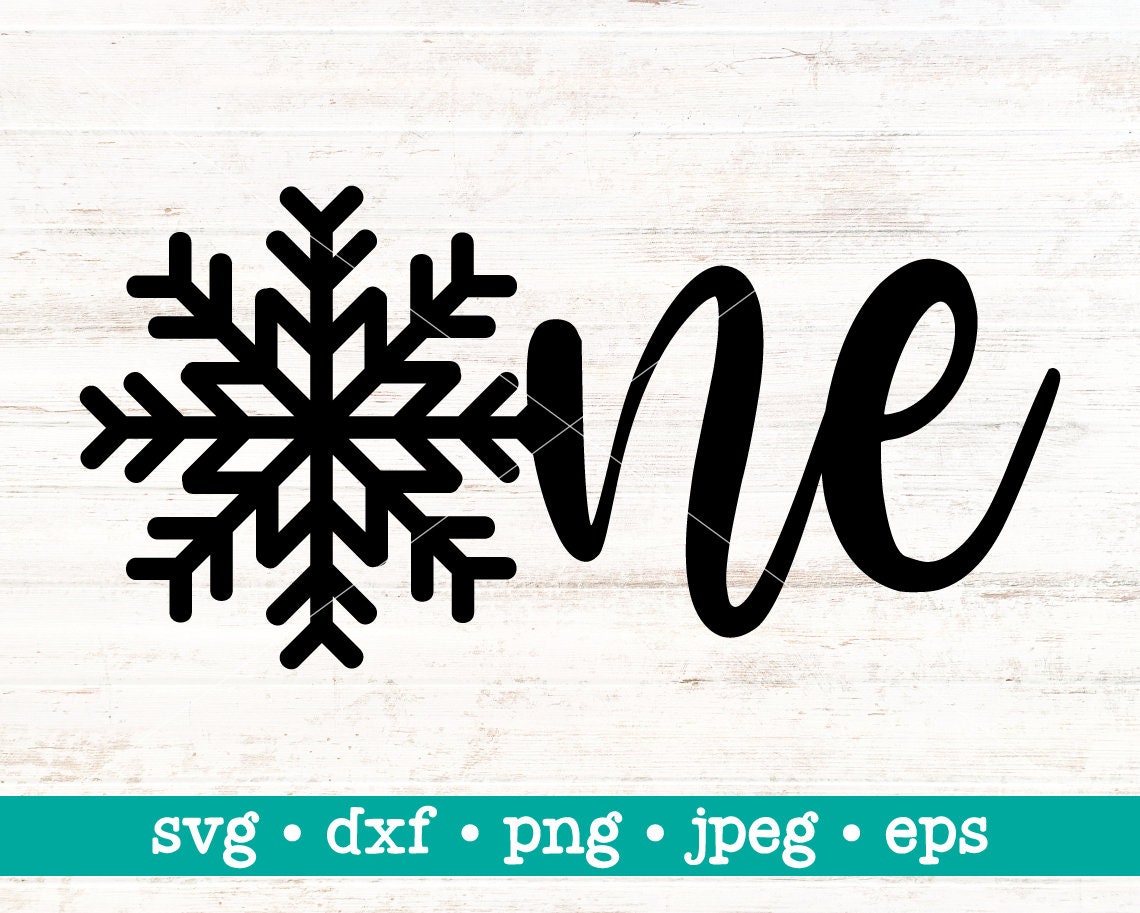 Snowflake 1 Svg Snowflake One Svg One Snowflake Svg Winter - Etsy Canada