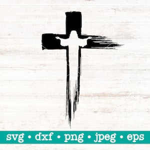 Cross Svg, Cross Svg File, Cross Dxf, Laser Cross Svg, Distressed Cross ...