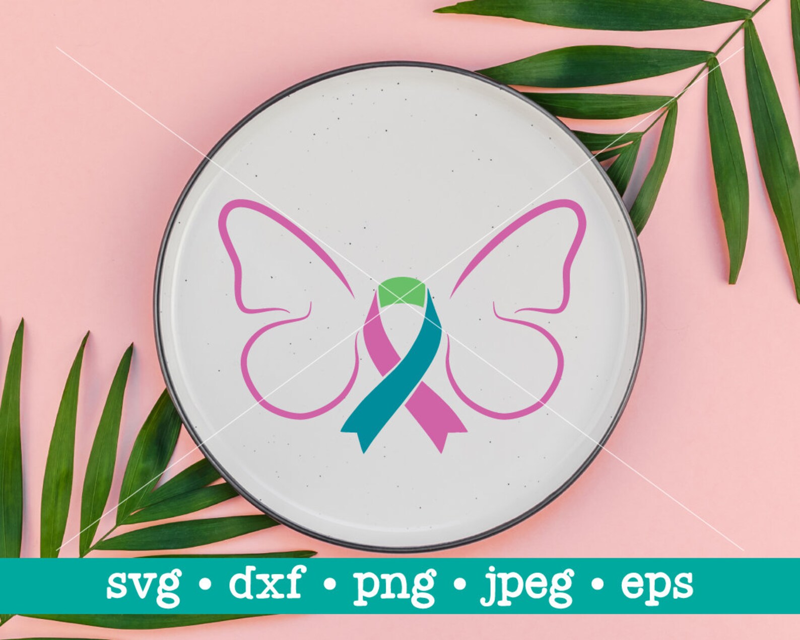 Metastatic Breast Cancer Ribbon Svg Metastatic Breast Cancer - Etsy