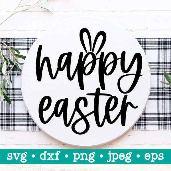 Happy Easter Svg - Etsy
