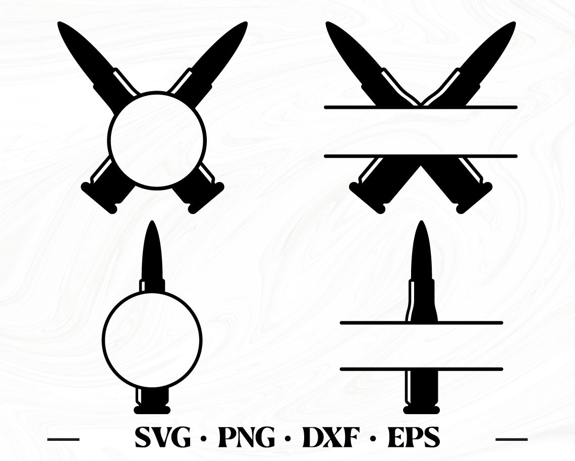 Bullet Svg Bullet Dxf Bullet Monogram Svg Bullet Monogram - Etsy