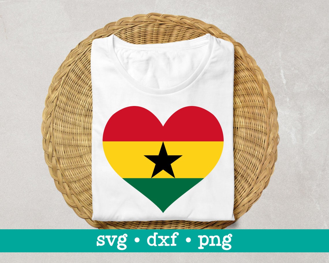 Ghana Flag Svg Ghana Svg Africa Svg African Country Svg - Etsy Canada