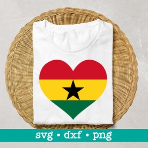 Ghana Flag Svg, Ghana Svg, Africa Svg, African Country Svg, Ghana Flag ...
