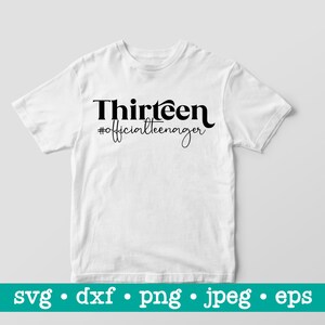 Thirteen Svg, 13th Birthday Svg, 13th Birthday Girl Svg, Hello 13 Svg ...