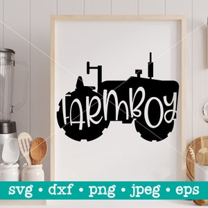 Farm Boy Svg, Farm Boy Svg File, Farm Boy Cut File, Farmboy Svg, Farmer ...
