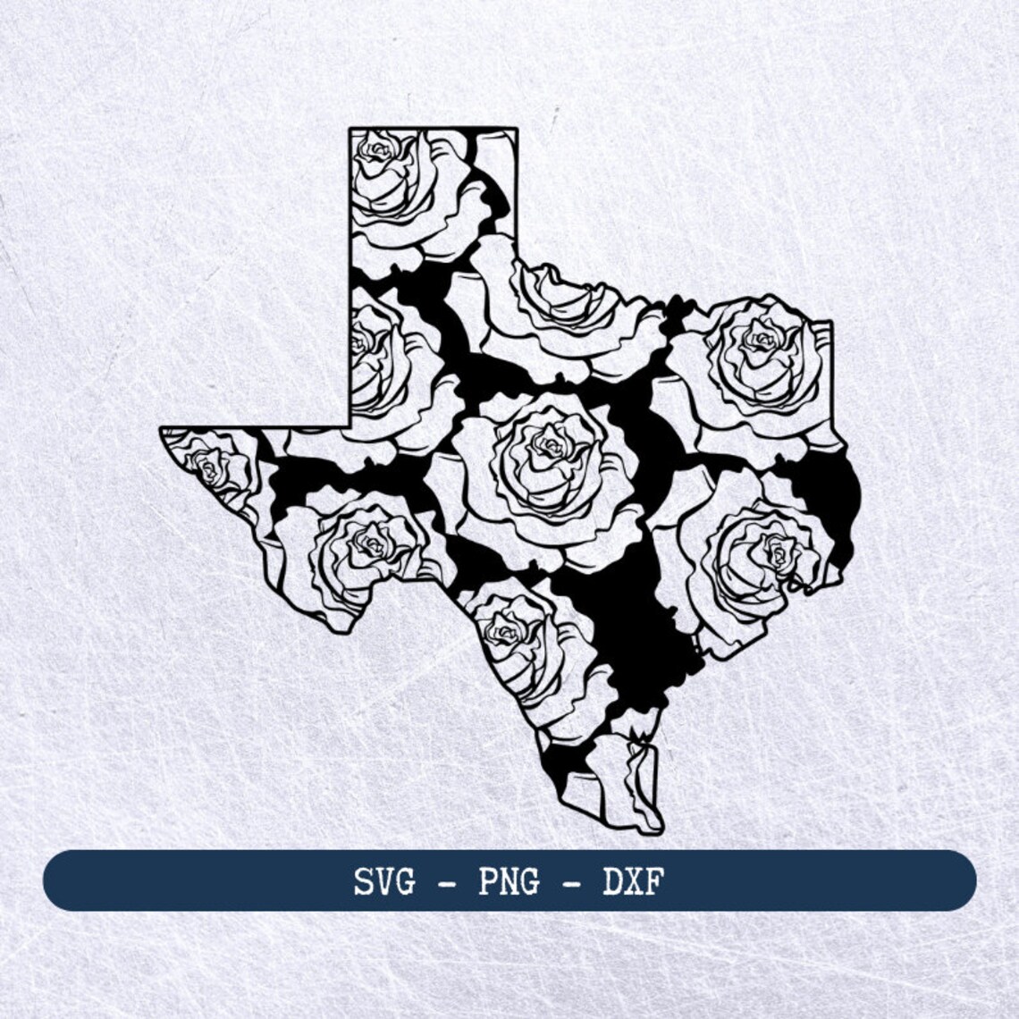 Texas Rose Svg Texas Rose Png Digital Download Texas Rose - Etsy