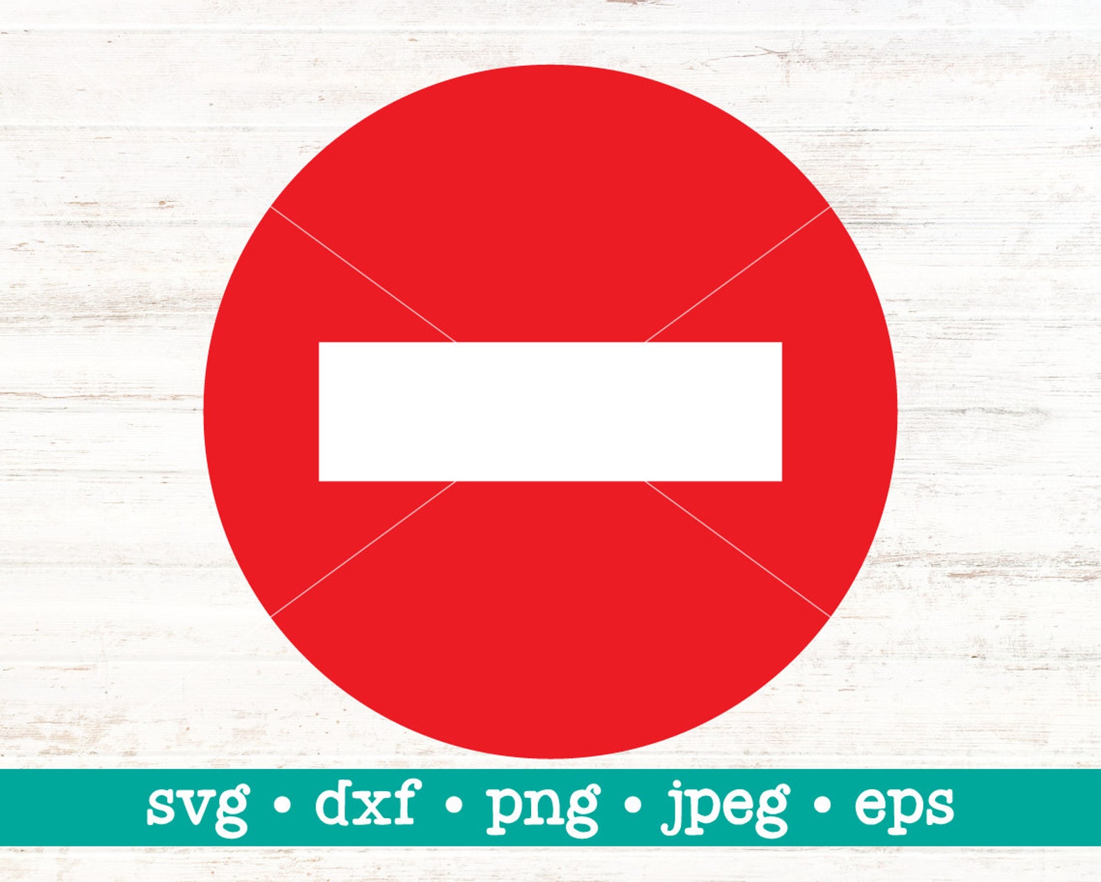 Blocked Sign Svg Blocked Sign Dxf Blocked Sign Eps Blocked - Etsy