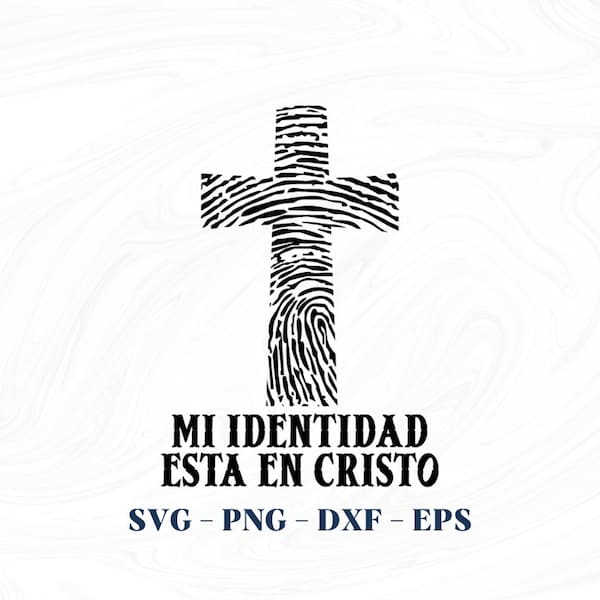Identidad En Cristo Svg - Etsy