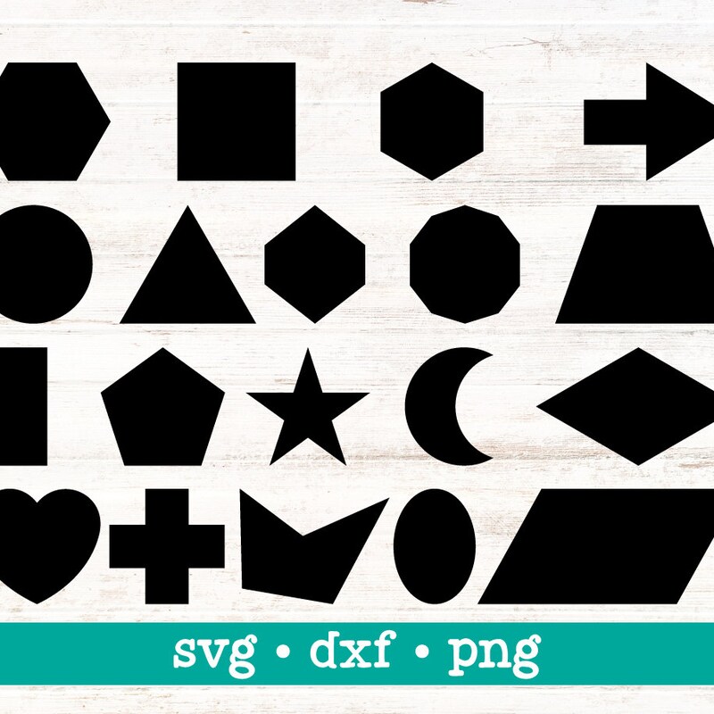 Basic Shapes Svg - Etsy