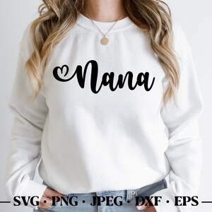 Nana Svg Nana Dxf Nana Png Nana Jpeg Nana Cut File Nana | Etsy
