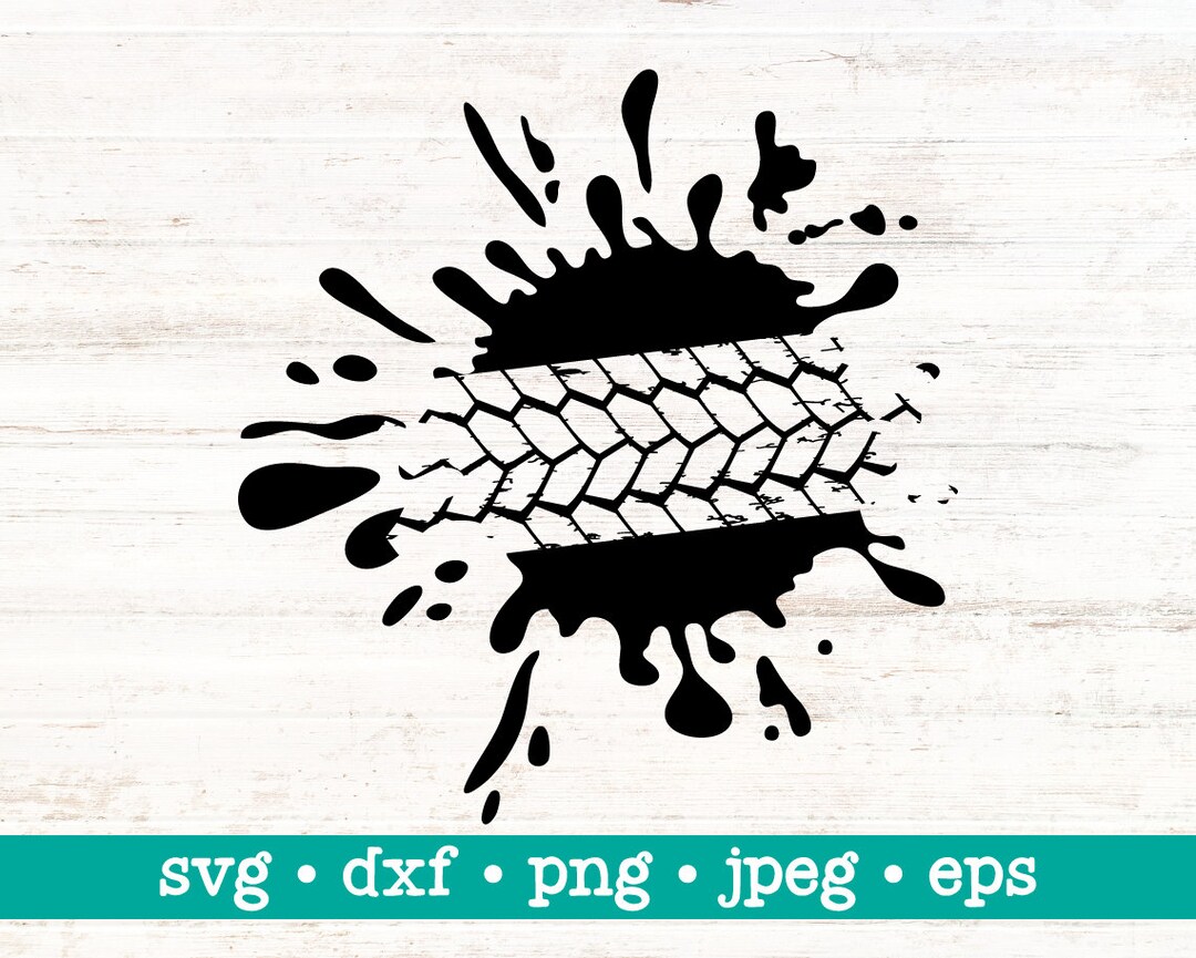 Tire Track Svg, Tire Track Svg File, Mudding Svg, Mudding Svg File ...