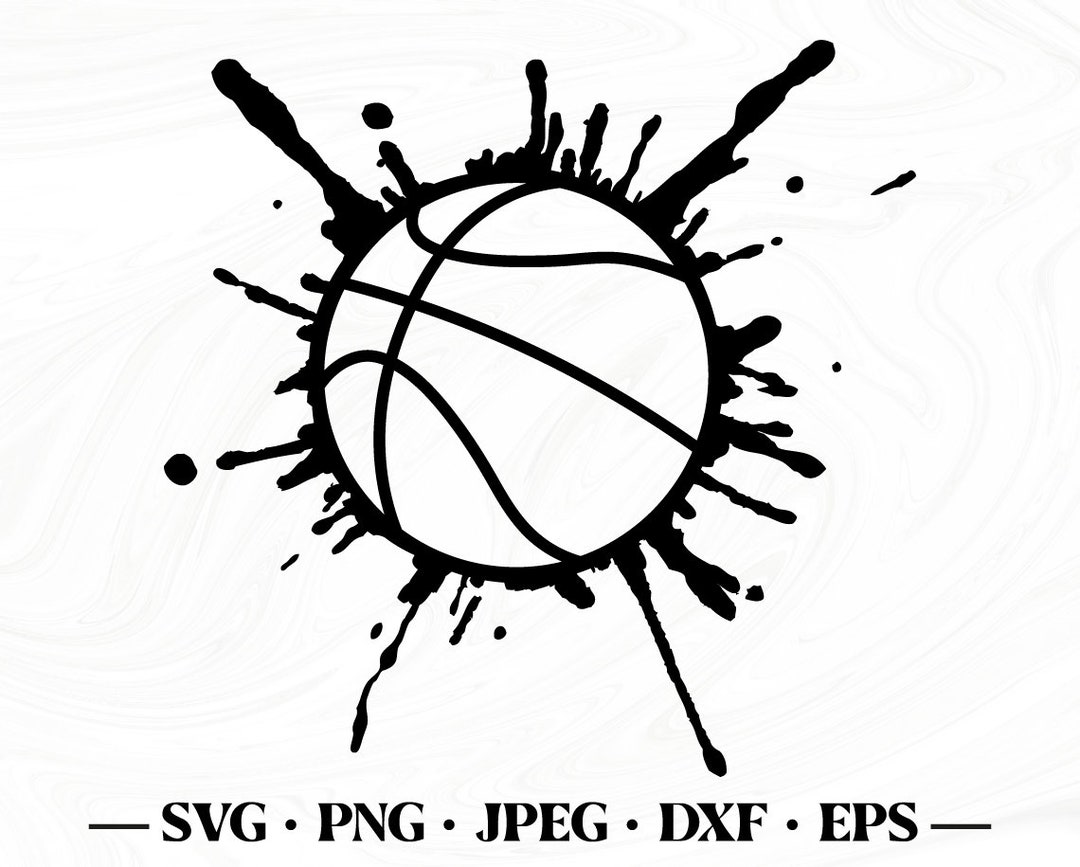 Basketball Svg, Basketball Cut File, Sports Svg, Basketball Clipart ...