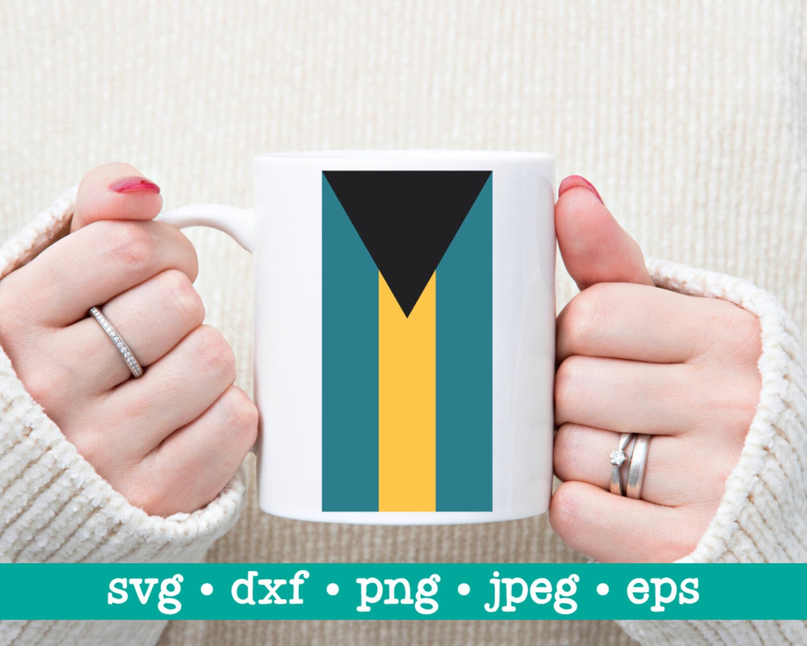Bahama Flag Svg, Bahama Flag Svg File, Bahama Flag Png, Bahama Flag ...