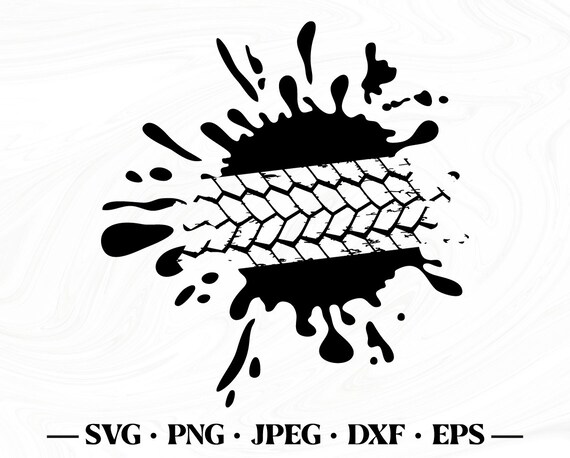 Tire Track Svg Tire Track Svg File Mudding Svg Mudding Svg | Etsy Canada