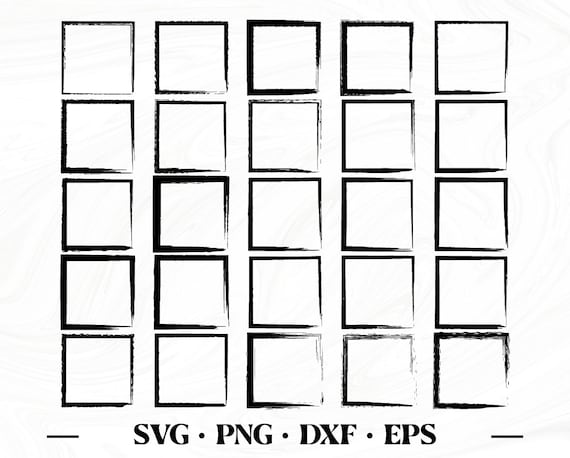 Grunge Frame Svg Distressed Frame Svg Grunge Frame Png - Etsy