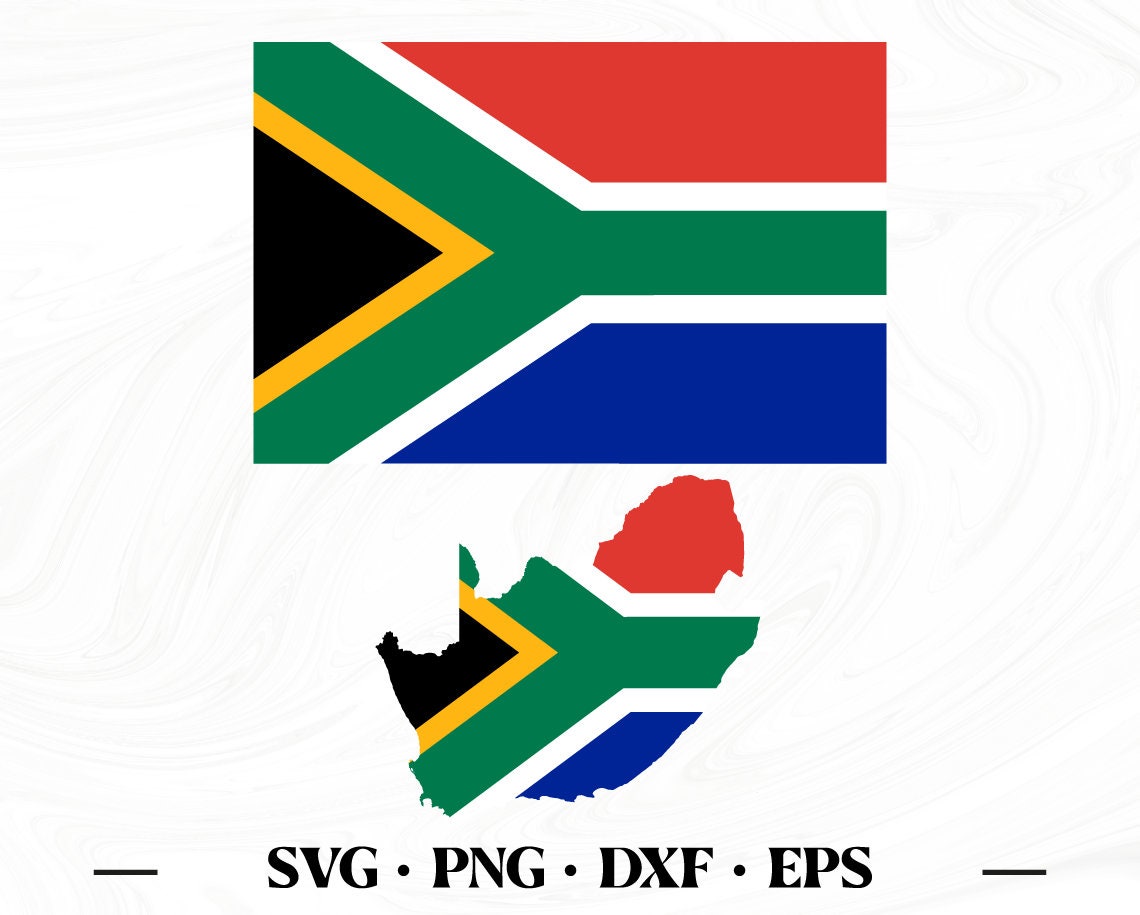 South Africa Flag Svg South Africa Flag Svg File South - Etsy Australia