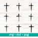 Cross Svg, Cross Bundle Svg, Cross Dxf, Laser Cross Svg, Distressed ...