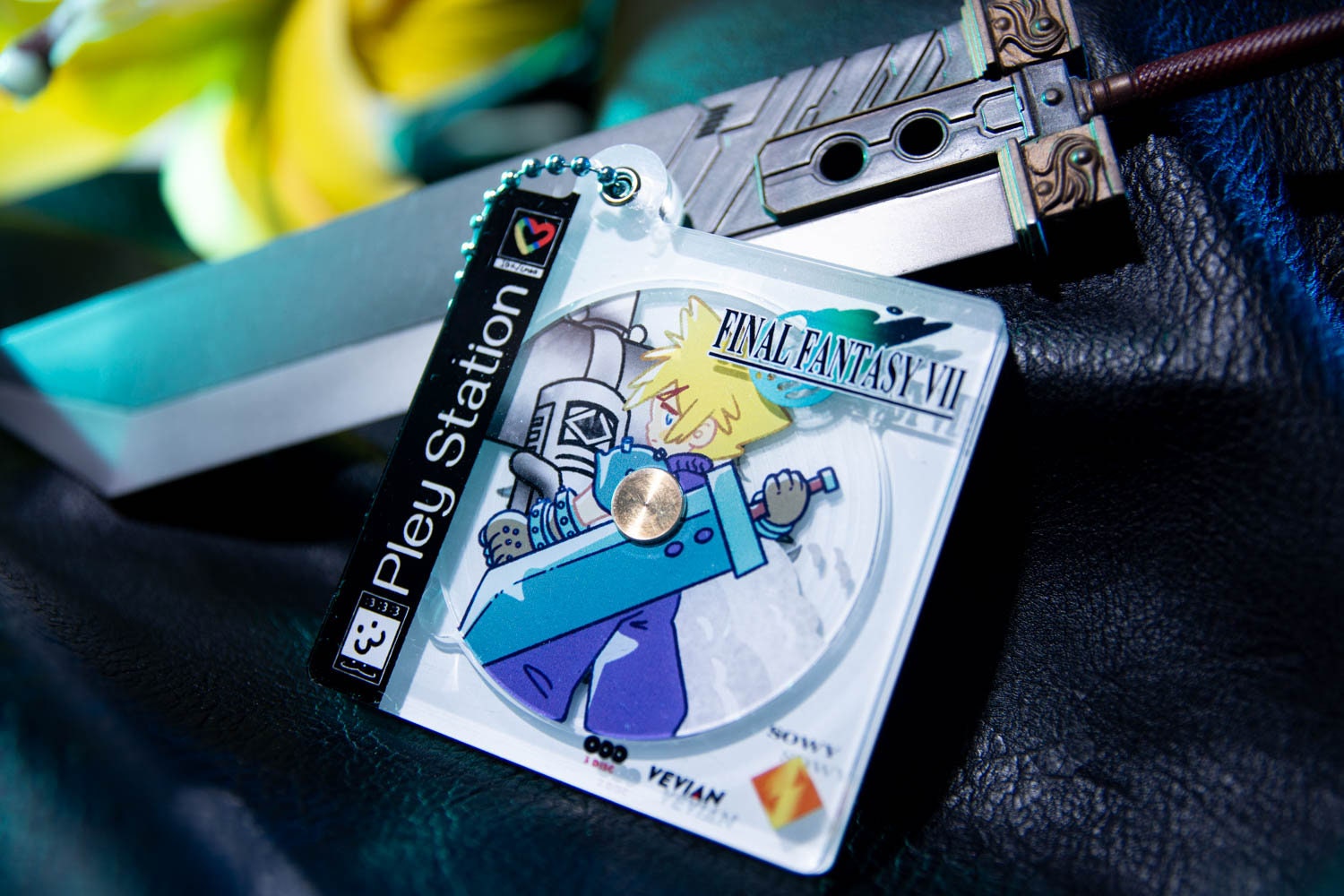 CHARM! Final Fantasy VII Spinning CD - Etsy