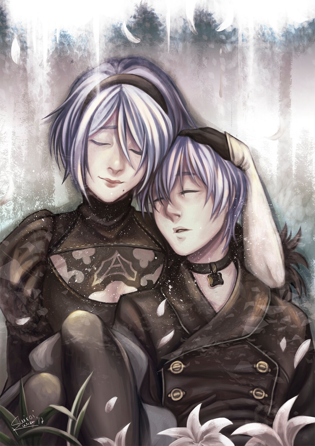 PRINT! Nier: Automata - Lunar Tears - Etsy