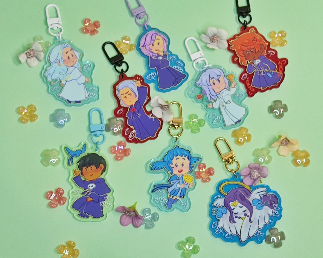 Final Fantasy XIV ENDWALKER Ancient Gang - Colorful Clear Charms - Etsy