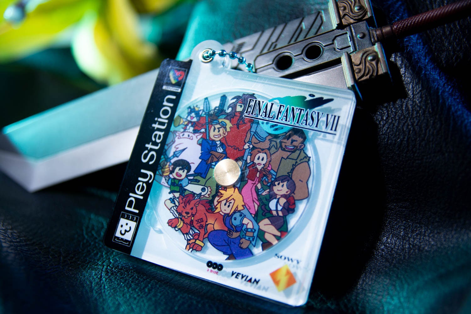CHARM! Final Fantasy VII Spinning CD - Etsy