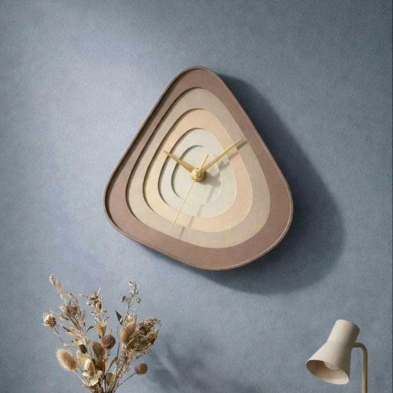 Wall Clock Sculptural - Etsy UK