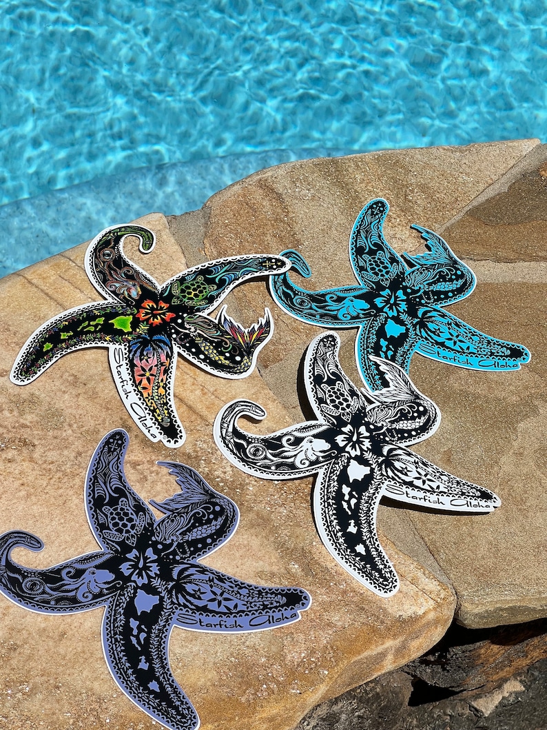 Starfish Sticker - Etsy